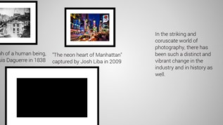 Evolution of photography at emaze Presentation