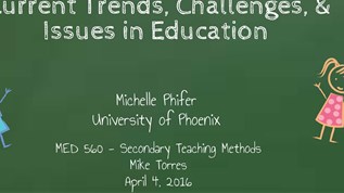 MED 560-Challenges, Trends, Issues at emaze Presentation