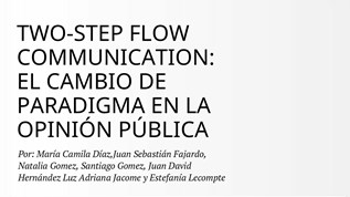 Two-step flow at emaze Presentation