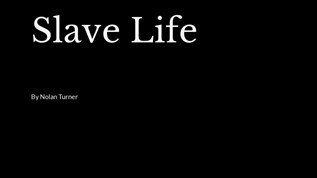 Slave Life at emaze Presentation