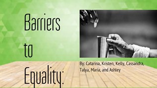 Barriers to equality at emaze Presentation