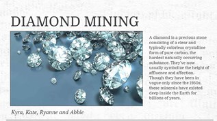 Diamond Mining at emaze Presentation