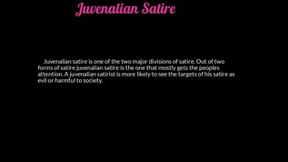 Juvenalian Satire at emaze Presentation