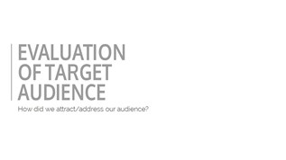 evaluation of target at emaze Presentation