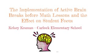 Brain Breaks at emaze Presentation