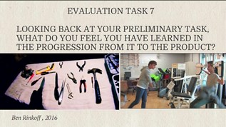 EVALUATION TASK 7 at emaze Presentation