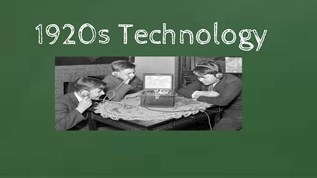 1920s Technology at emaze Presentation
