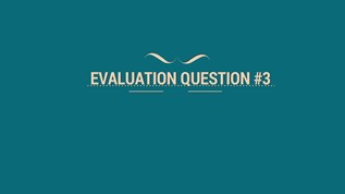 EVALUATION QUESTION #3 at emaze Presentation