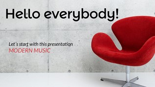 Modern Music at emaze Presentation