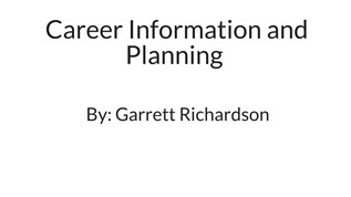 Career Information at emaze Presentation