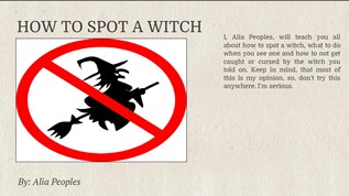 How to spot a witch at emaze Presentation