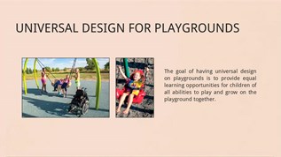 Universal Design for Playgrounds at emaze Presentation