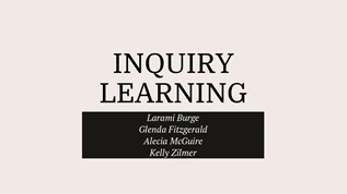 Inquiry Learning Presentation at emaze Presentation
