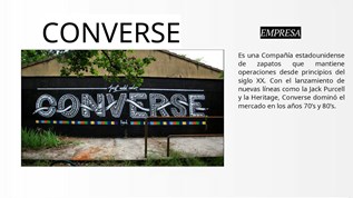 CONVERSE at emaze Presentation