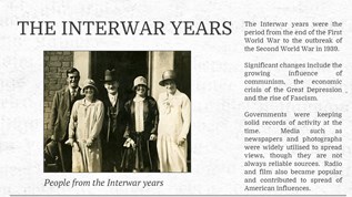 The Interwar Years at emaze Presentation