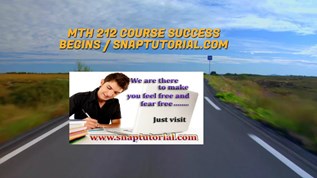MTH 212 Course Success Begins snaptutorial.com at emaze Presentation