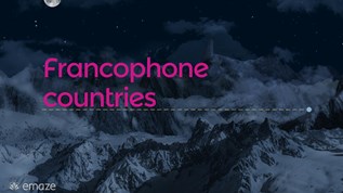 Francophone countries at emaze Presentation