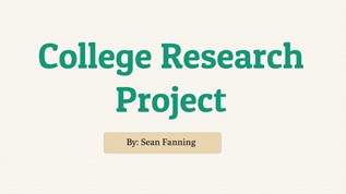 College Research at emaze Presentation