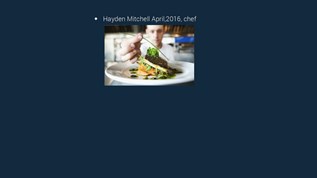 Hayden Mitchell at emaze Presentation