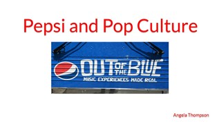 Pepsi and Pop Culture at emaze Presentation