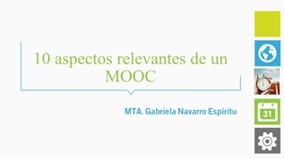 10 aspectos relevantes de un MOOC at emaze Presentation