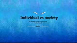 Individual vs. Society at emaze Presentation