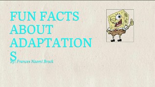 Fun Facts About Adaptation at emaze Presentation