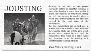 Jousting at emaze Presentation