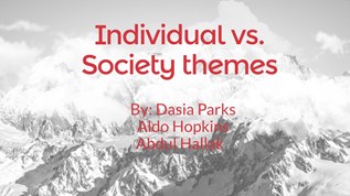 Individual vs. Society themes at emaze Presentation