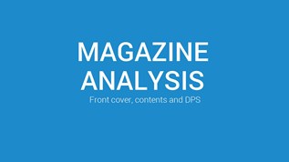 Magazine Analysis at emaze Presentation