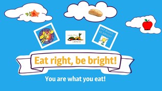 Eat right, be bright! at emaze Presentation