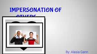 Impersonation at emaze Presentation