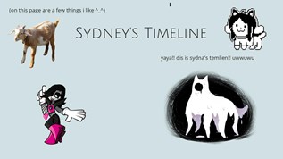 Sydney's Timeline at emaze Presentation