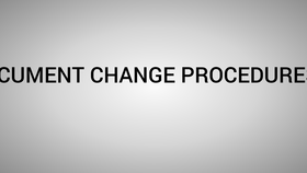 DOCUMENT CHANGE PROCEDURES at emaze Presentation