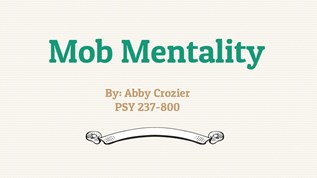 Mob Mentality at emaze Presentation