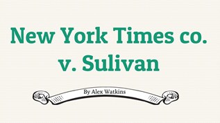 New York Times co. V Sullivan at emaze Presentation