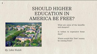 Free Higher Education in America at emaze Presentation