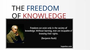 The Freedom Of Knowledge. at emaze Presentation