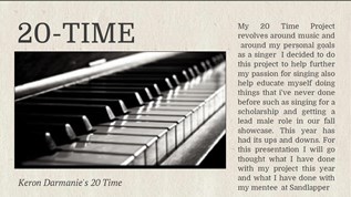 20 Time Project! at emaze Presentation