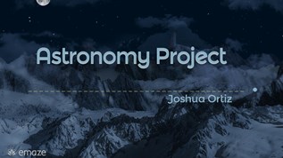 Astronomy Project At Emaze Presentation