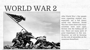minorities in World war 2 at emaze Presentation