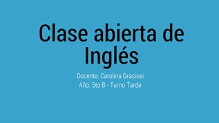 Ingles 5to B at emaze Presentation