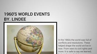 1960's World events at emaze Presentation