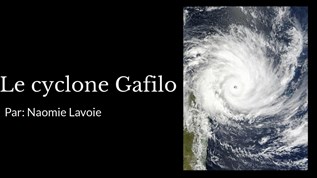 Le cyclone Gafilo at emaze Presentation