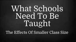The Effects of Smaller Class Size at emaze Presentation