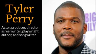 Tyler Perry at emaze Presentation