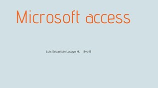 Microsoft access at emaze Presentation