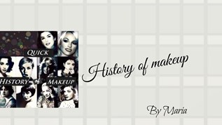 History of make up at emaze Presentation