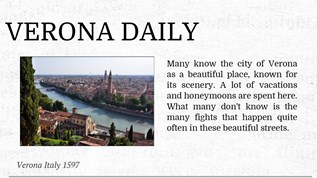 Verona Daily at emaze Presentation
