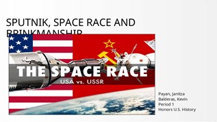 Sputnik, Space race at emaze Presentation